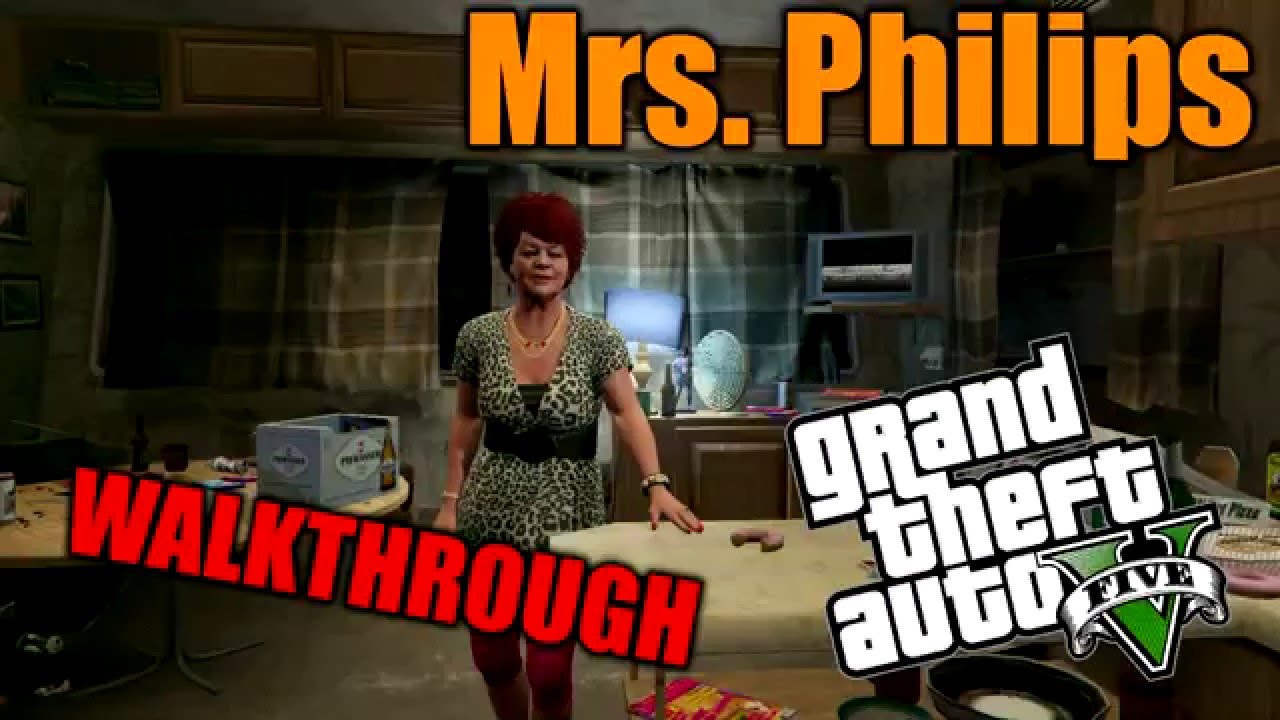 Mrs Philips - GTA 5 sidemissions walkthrough - YouTube