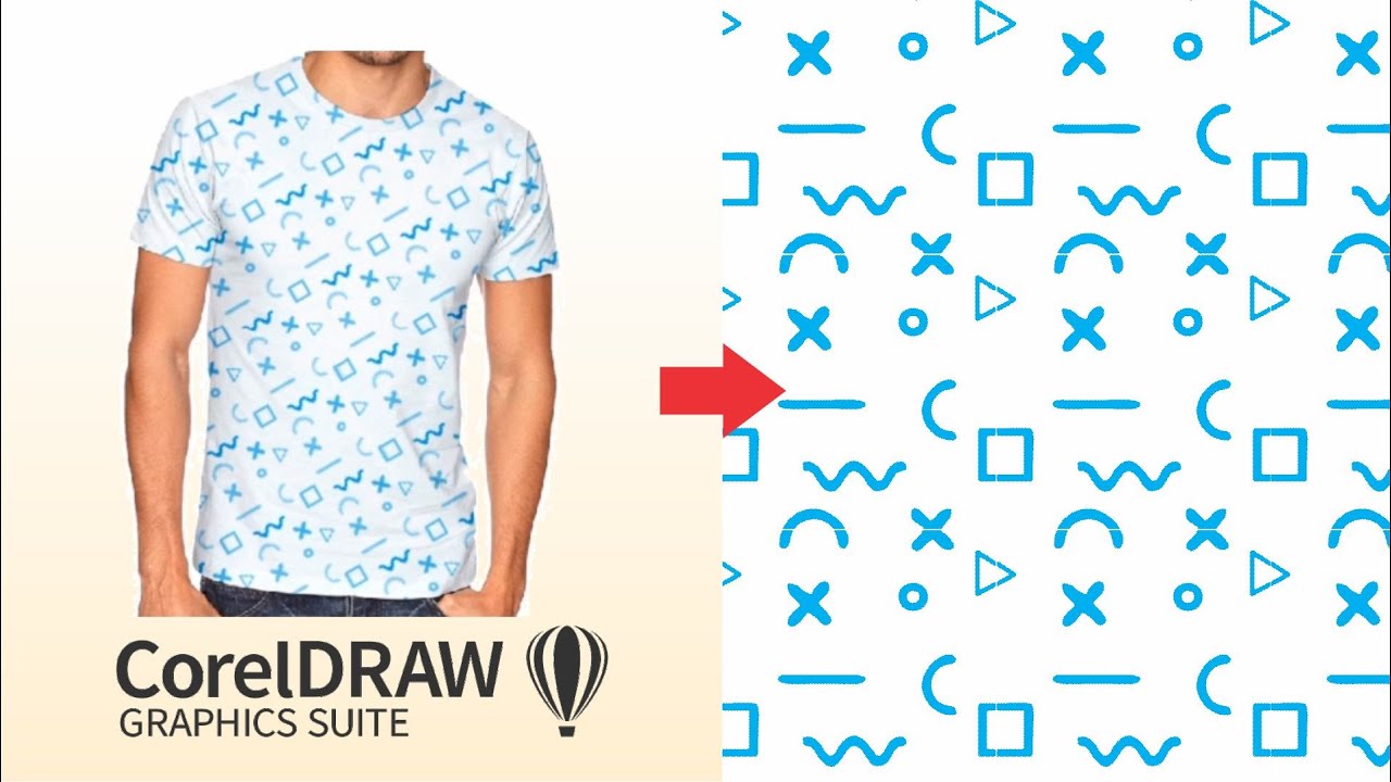 How To Apply Pattern Fill Effect On T Shirt - YouTube