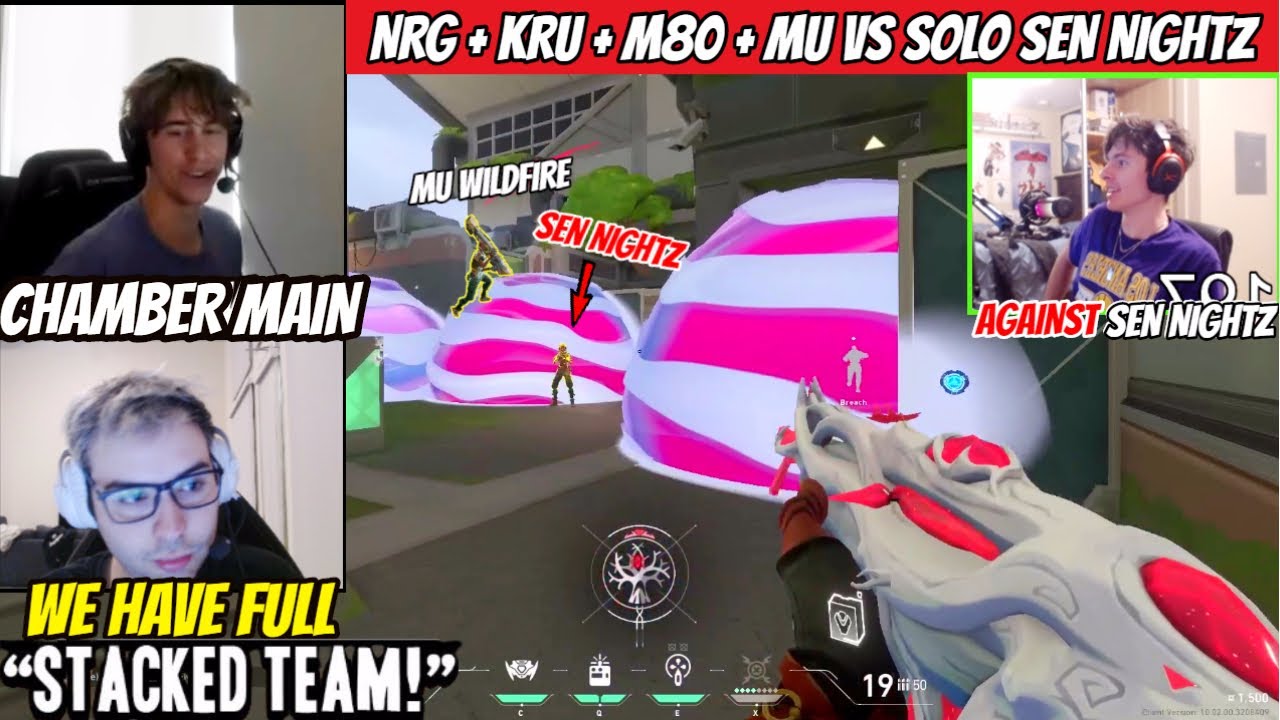 KRU Keznit Solo Queue Met NRG Mada & M80 bdog Against SEN Nightz in ...