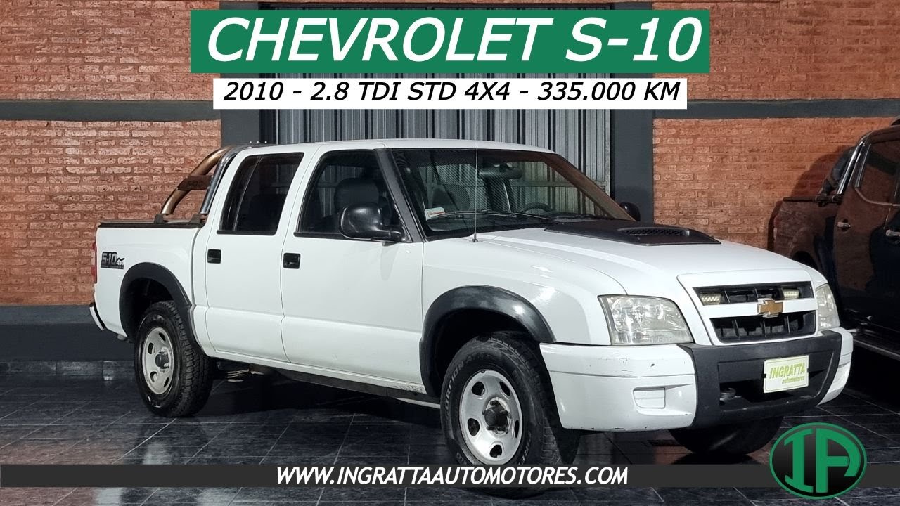 Chevrolet S-10 2.8 TDI STD 4x4 - 2010 - 335.000KM - - YouTube