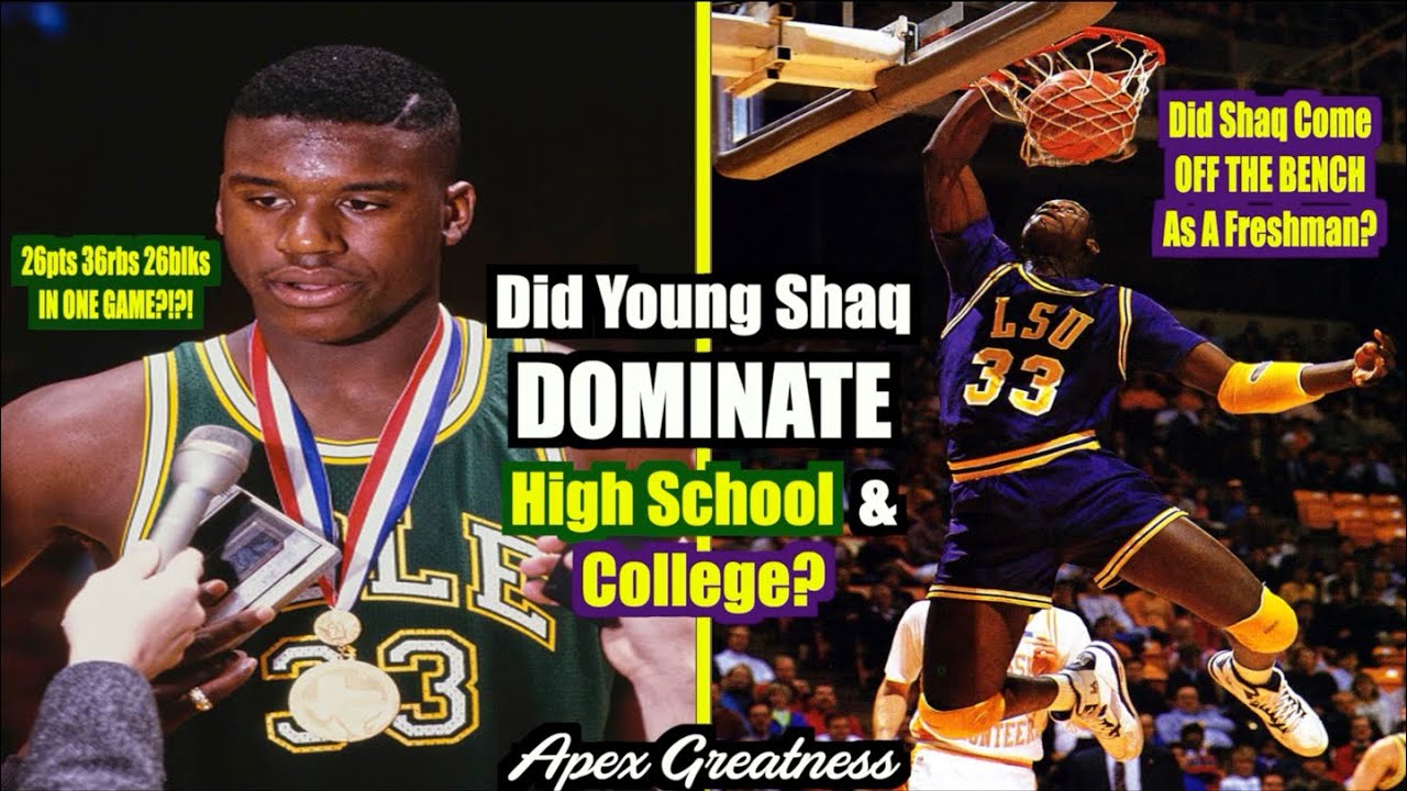 Shaq Bursts Onto The Scene in 1990, How Good Was He Pre-NBA? Shaquille ...
