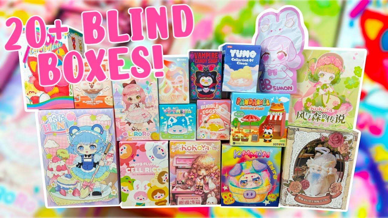 HUGE BLIND BOX UNBOXING! Let's Open 20+ Blind Boxes from KikaGoods! POP ...
