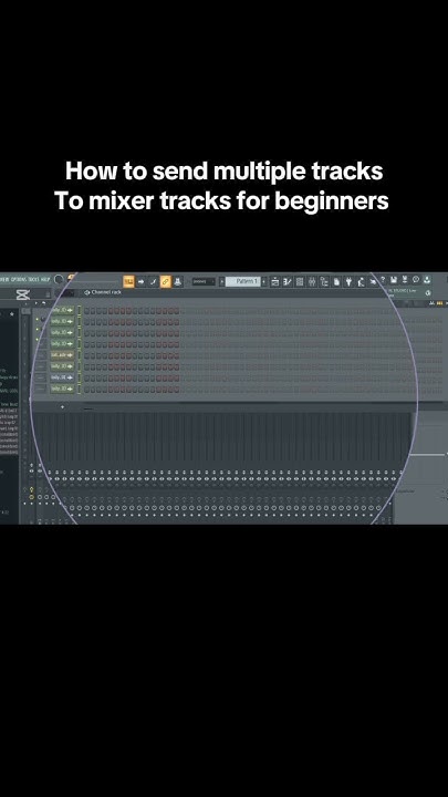 how to send tracks to mixer in fl studio - YouTube