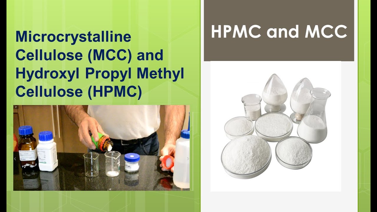 Analysis of Microcrystalline Cellulose (MCC) and Hydroxypropyl ...