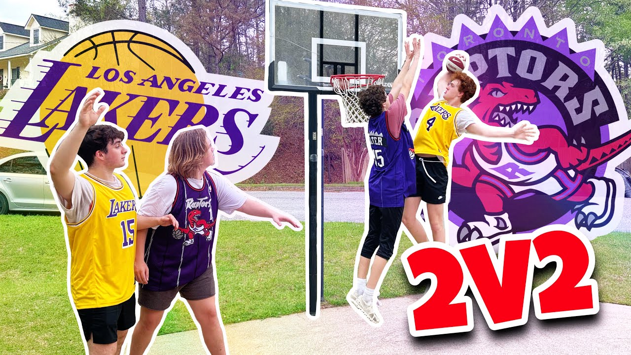NBA 2v2 Mini Basketball *INTENSE* - YouTube