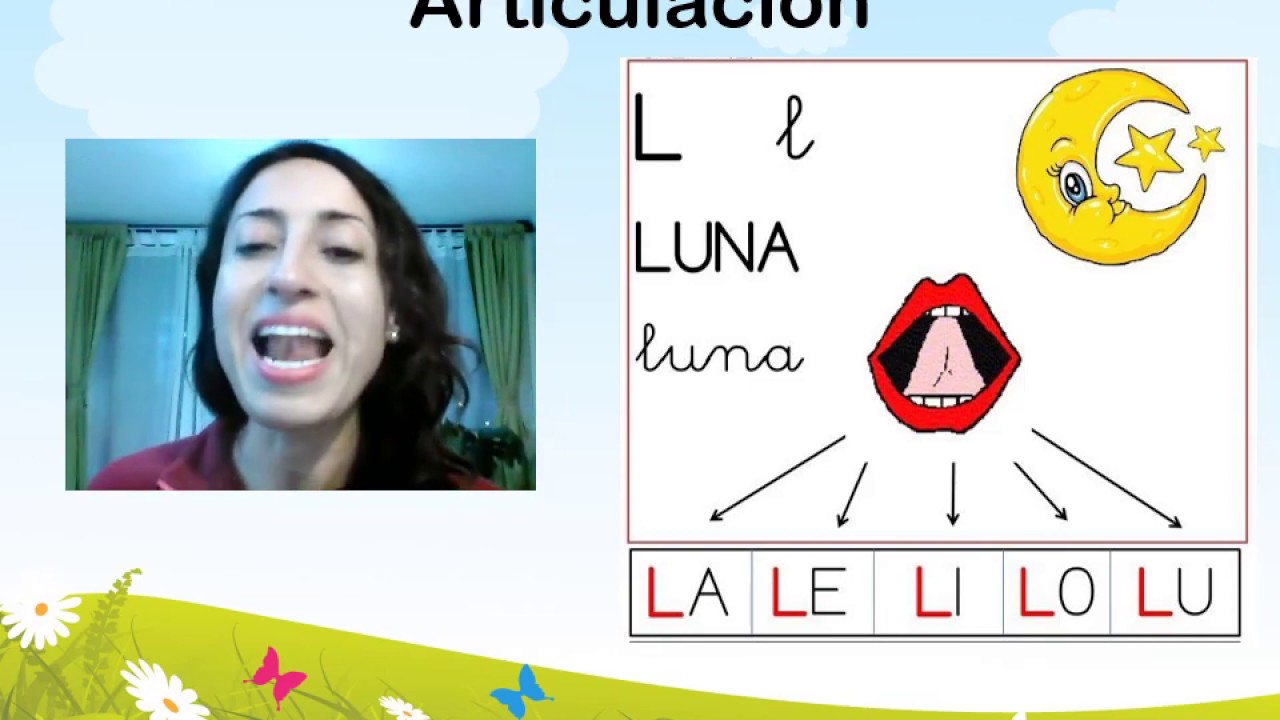 VIDEO FONOAUDIÓLOGA FONEMA L - YouTube