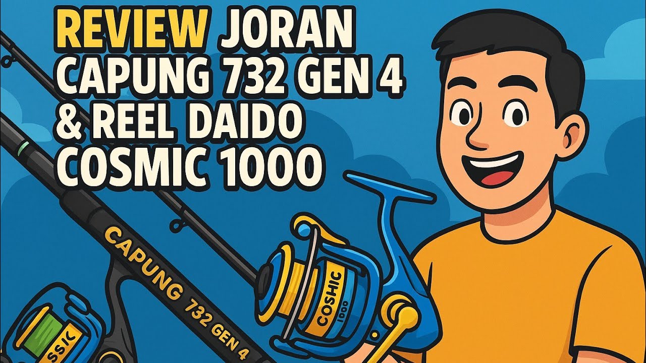 UJI KETAHANAN JORAN CAPUNG 732 GEN 4 DAN REEL DAIDO COSMIC 1000 - YouTube