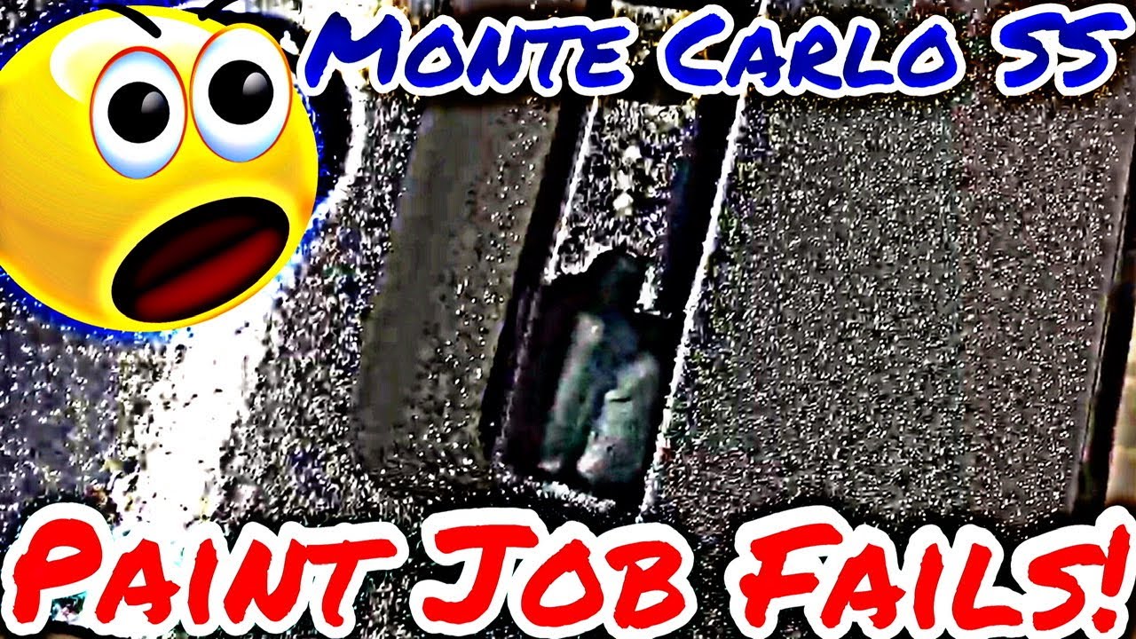 Vehicle Paint Job Fails DIY At Home | Monte Carlo SS - YouTube