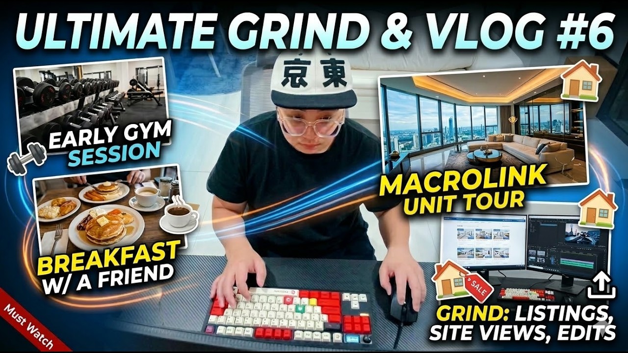 VLOG #6 Reality of a Medini Property Agent | Macrolink Tour & The Daily ...