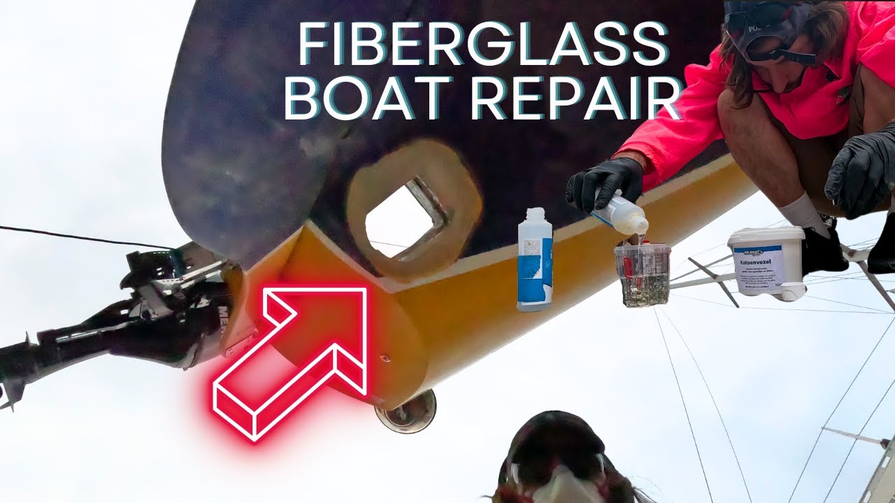 Fixing The Hole In My Boat - Fiberglass Sailboat Repair [4K] [Ep 32 ...