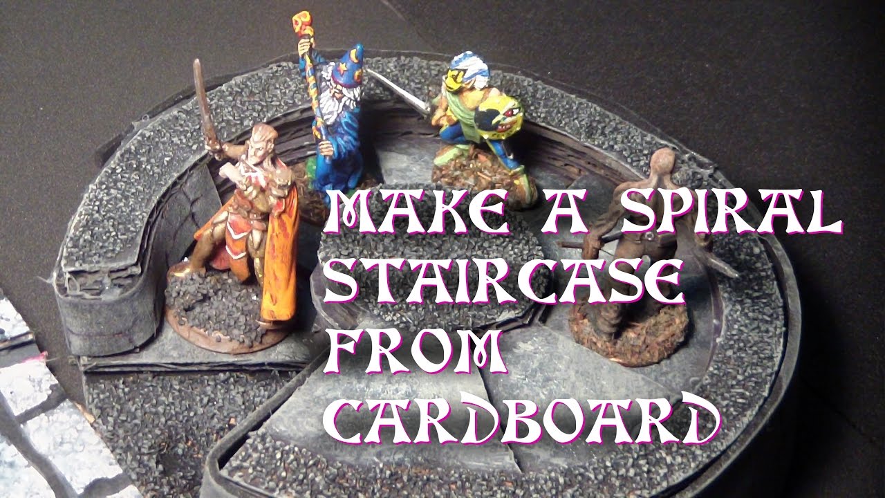 Make a Spiral Staircase for Dnd - YouTube
