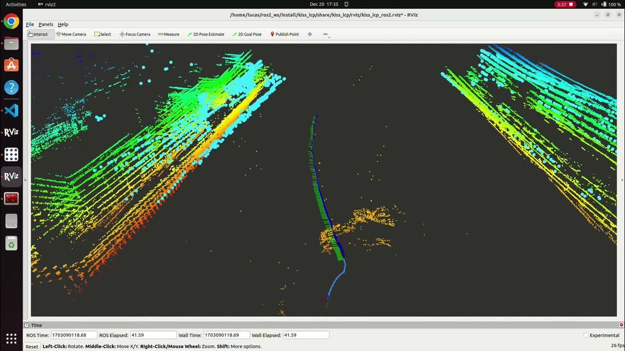 Using ROS 2, robot_localization for localizing with GPS, compass and LiDAR odometry - YouTube