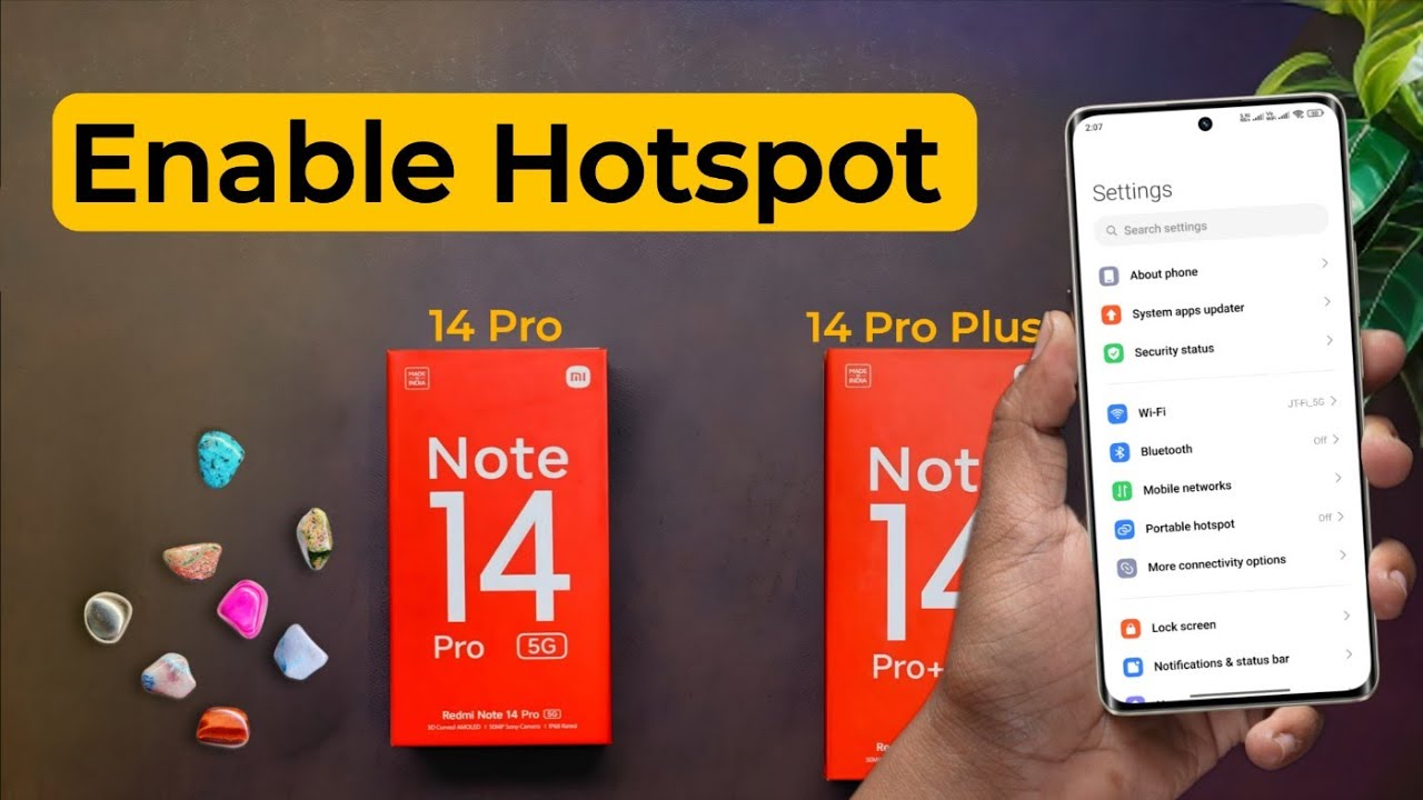 How to Setup Hotspot in Redmi Note 14 Pro / Redmi Note 14 Pro Plus - YouTube