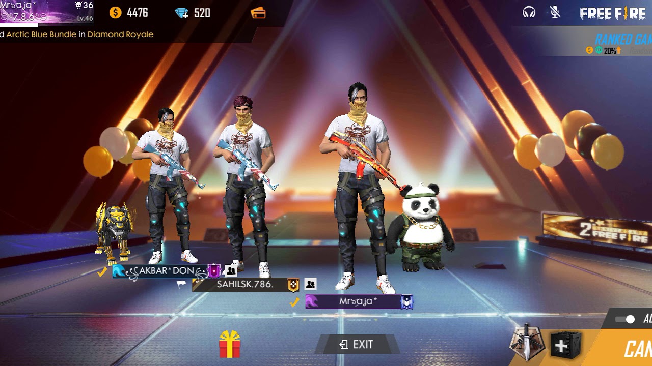 free fire new video with my friends - YouTube