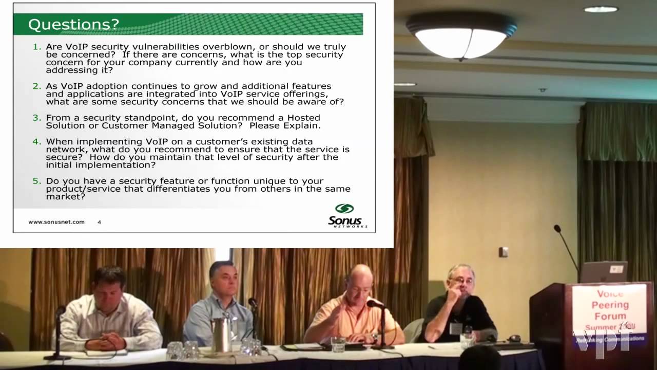 VoIP Security Roundtable (1 of 5) - YouTube