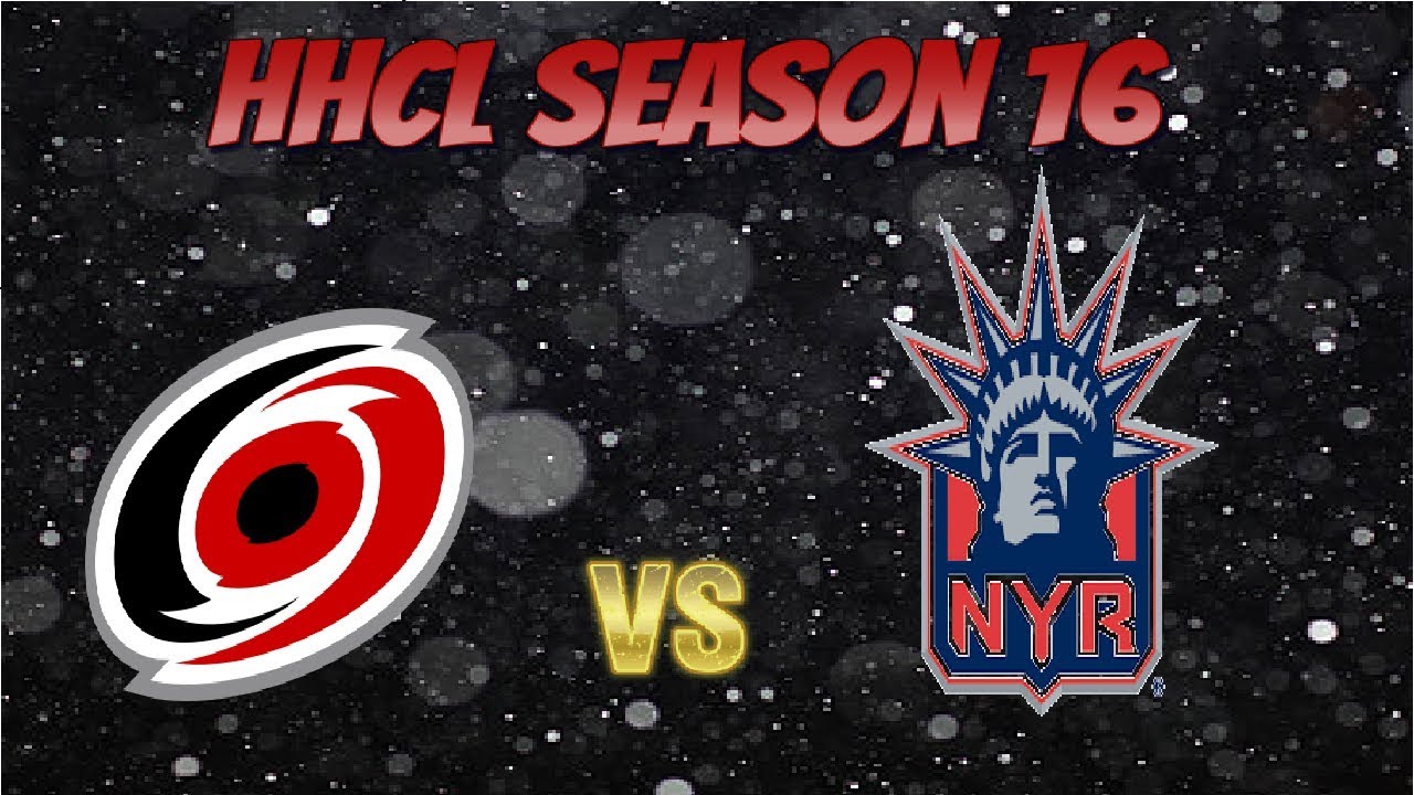 Roblox HHCL Season 16 Game 10 Carolina Hurricanes vs New York Rangers ...