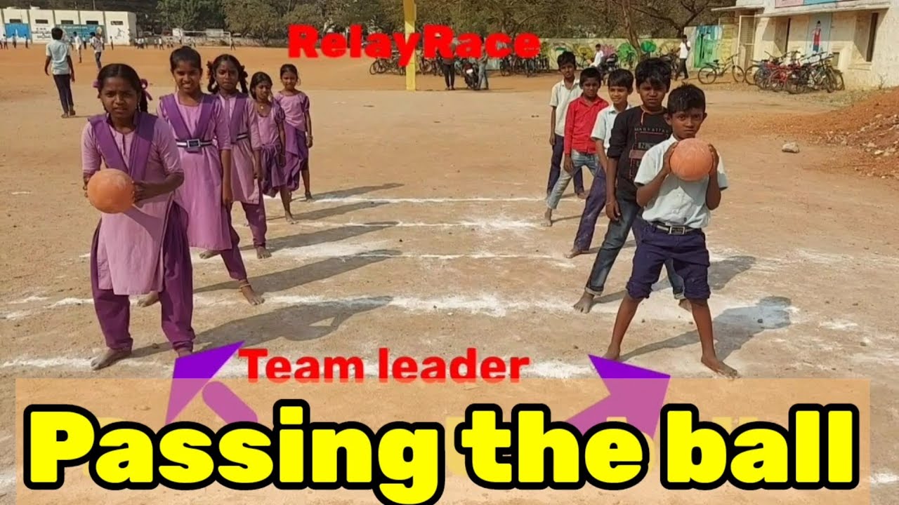 Passing the ball.! between the legs [# Relay race] - YouTube