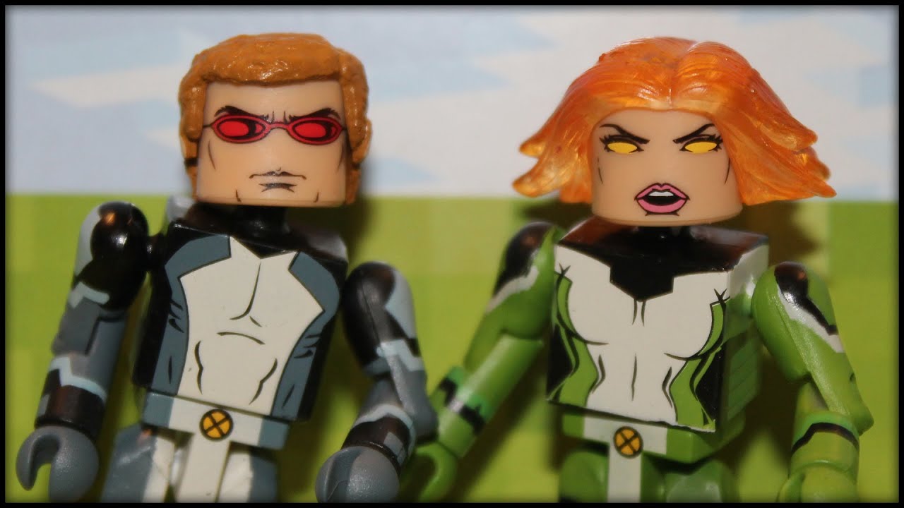 Cyclops VS. Marvel Girl - MINIMATES SET REVIEW!!! - YouTube