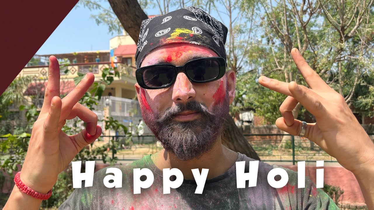 Holi Celebration In GYM | The Holi Vlog🌈 - YouTube