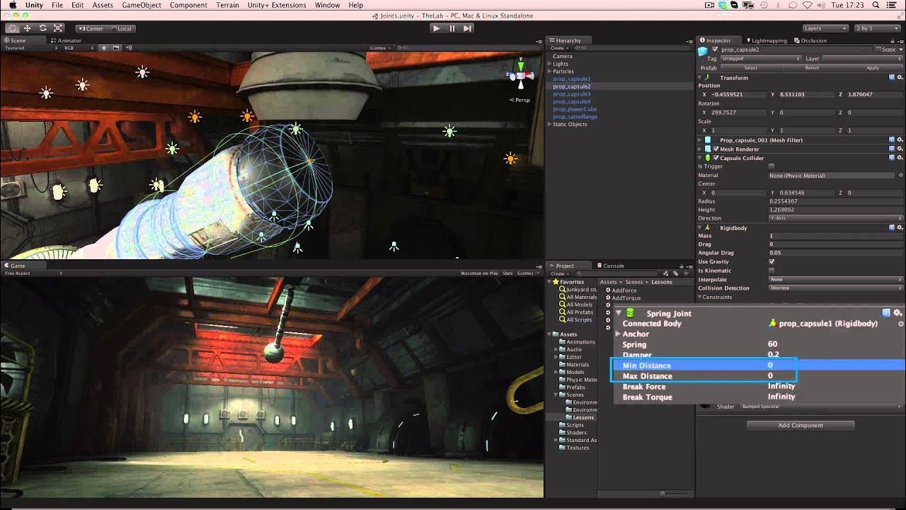 Joints - Unity Official Tutorials - YouTube