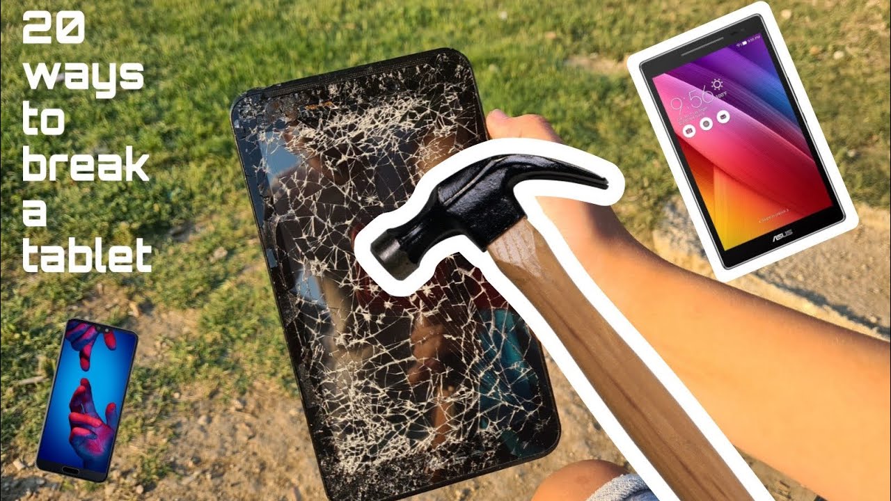 20 WAYS TO BREAK A TABLET - YouTube