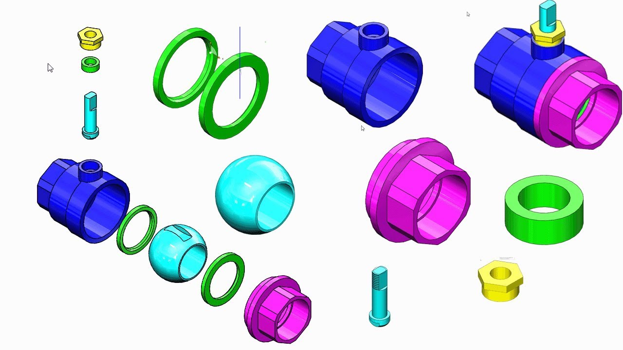 Solidworks tips #52 | how to make a ball valve in solidworks - YouTube