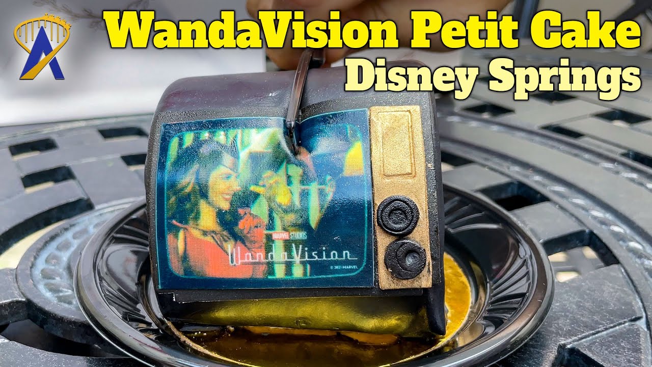 WandaVision Cake at Amorette’s Patisserie at Disney Springs - YouTube