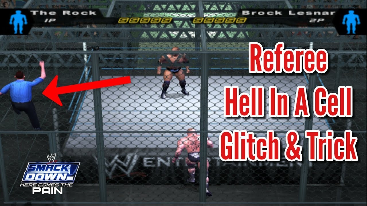 How To Remove Referee From Hell In A Cell In WWE SmackDown! Here Comes The Pain (2003) - YouTube