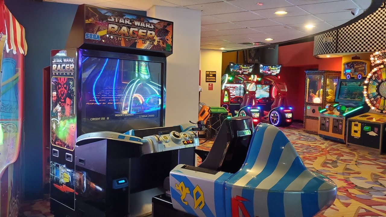 Harrah's Lake Tahoe Arcade tour in 4K - YouTube