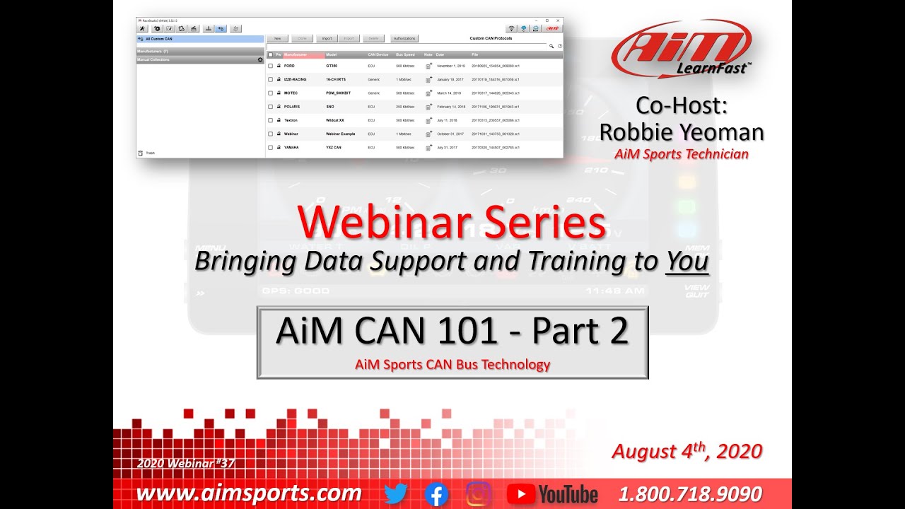1-37 AiM CAN 101 Part 2 - Live Webinar with Robbie Yeoman - 8/4/2020 ...