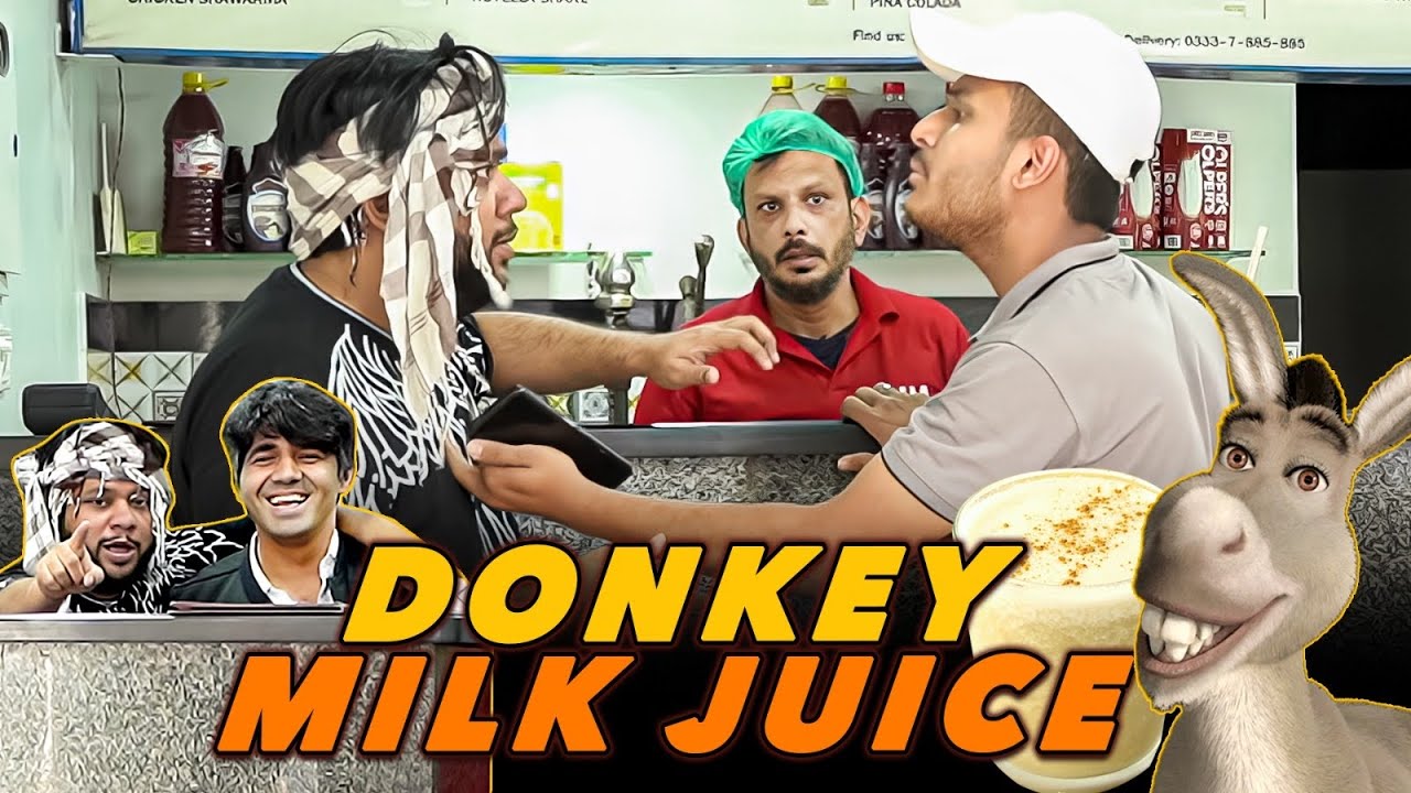 | Donkey Milk Juice | By Nadir Ali & Farukh Buddha In | P4 Pakao | 2025 ...