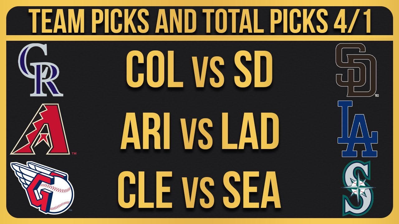 FREE MLB Picks Today 4/1/23 Baseball MLB Picks and Predictions - YouTube