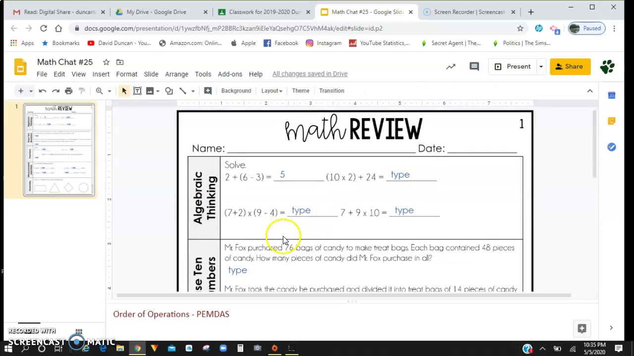 Math Chat #25 - YouTube