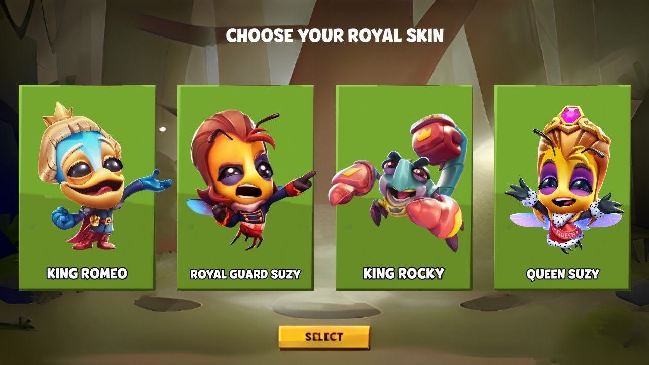 Choose Your Royal Skin | All Royal Skins | Zooba - YouTube
