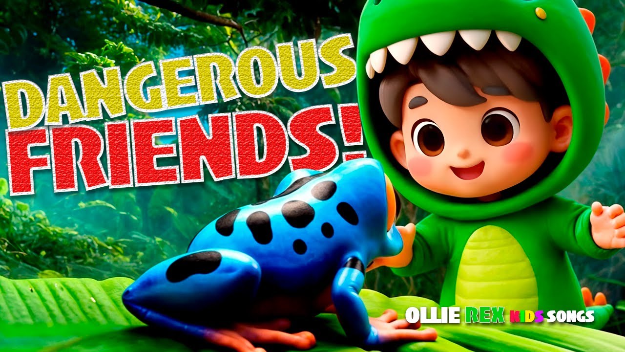 Venomous Creatures Song! 🐍 Fun and Safe Learning About Snakes, Frogs ...