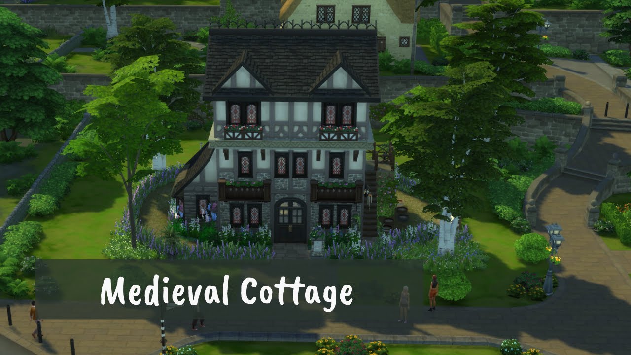 Medieval Inspired Cottage | Cottage Living | The Sims 4 | Speed Build ...