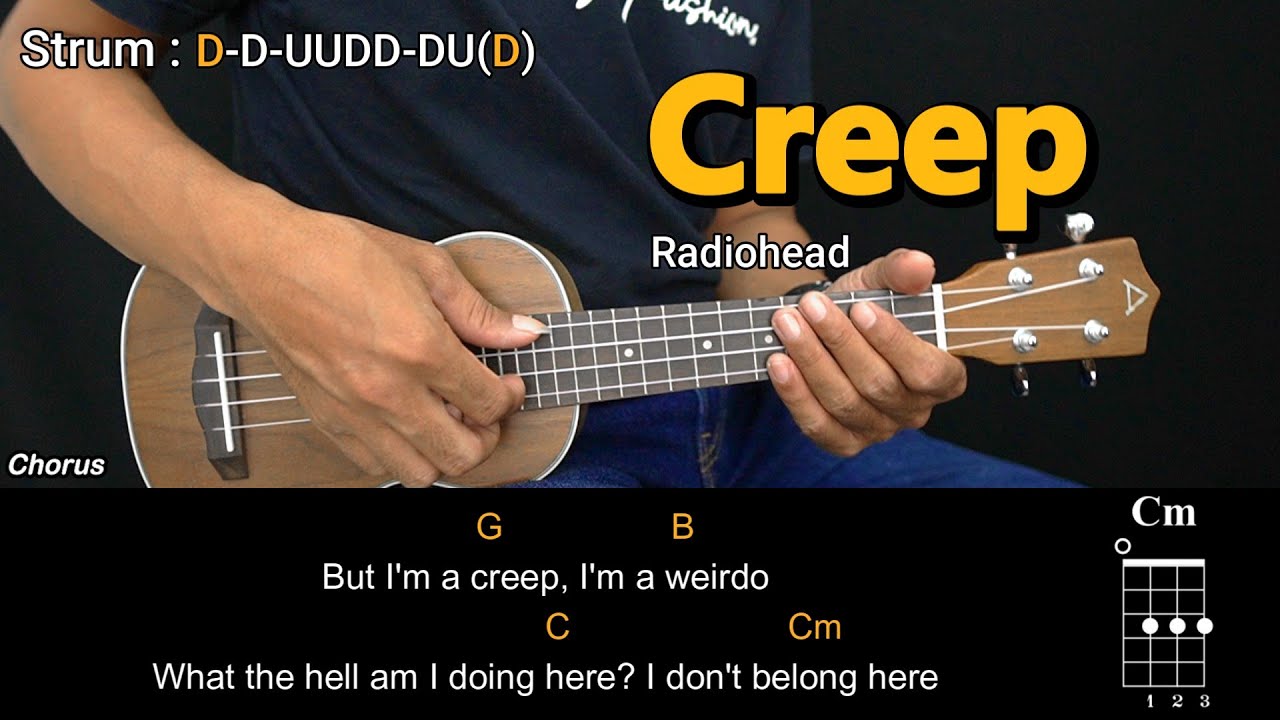 Creep - Radiohead - Ukulele Chords Tutorials (Play Along) - YouTube