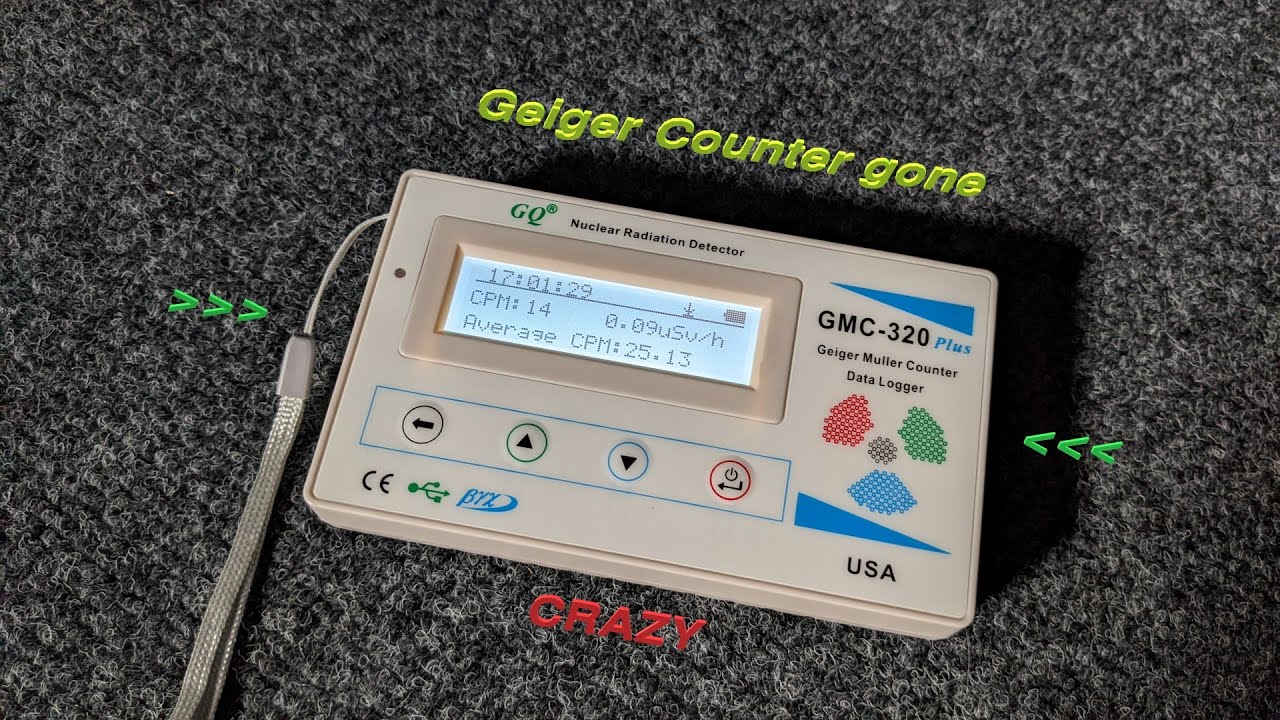 Geiger counter GMC-320 Plus - Light sensitive M4011 tube | Geiger ...