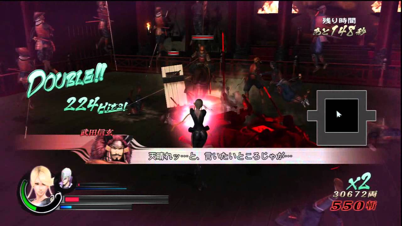 Sengoku Basara 3 Utage Kasuga And Mitsunari Gameplay 2 Youtube