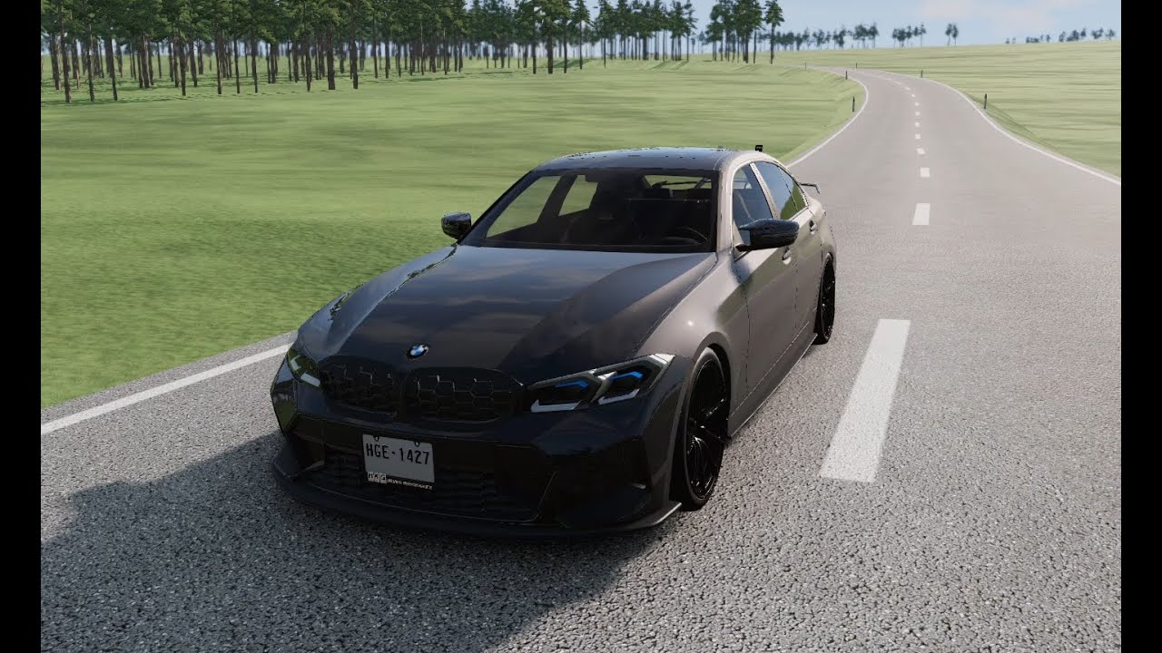 BeamNG.drive - BMW M340i G20 (Próba Autostradowa, vmax) - YouTube