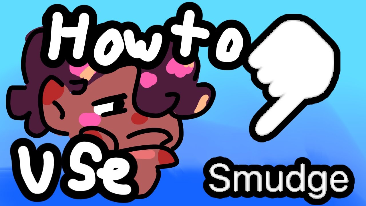 how to use smudge tool in ibis paint x tutorial (lite) || (the smudge ...