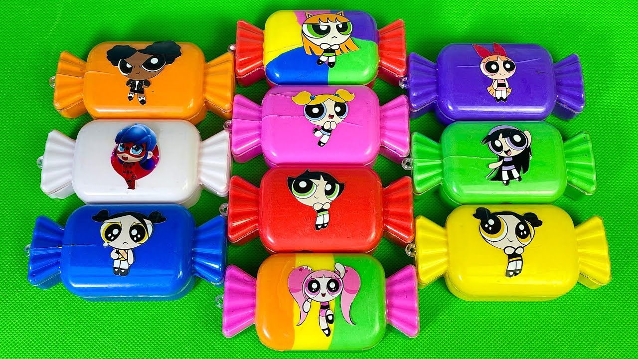 Looking For Candy Slime With The Powerpuff Girls - Satisfying Slime ...