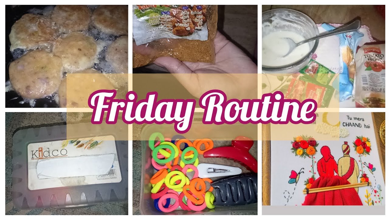 My Busy Friday Routine || Friday Routine - YouTube