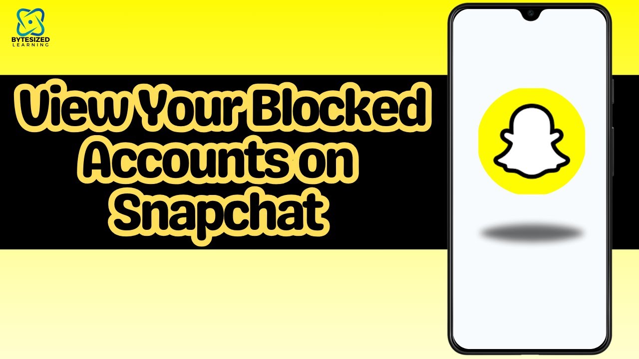 How to View Your Blocked Accounts on Snapchat - YouTube