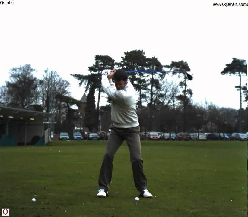 Bradley Dredge - Driver in Super Slow Motion - YouTube