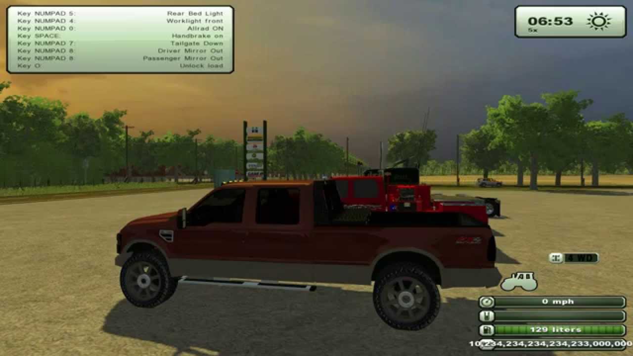Farming Simulator 2013 Mods- Ford F250 King ranch, GMC Welding Truck ...