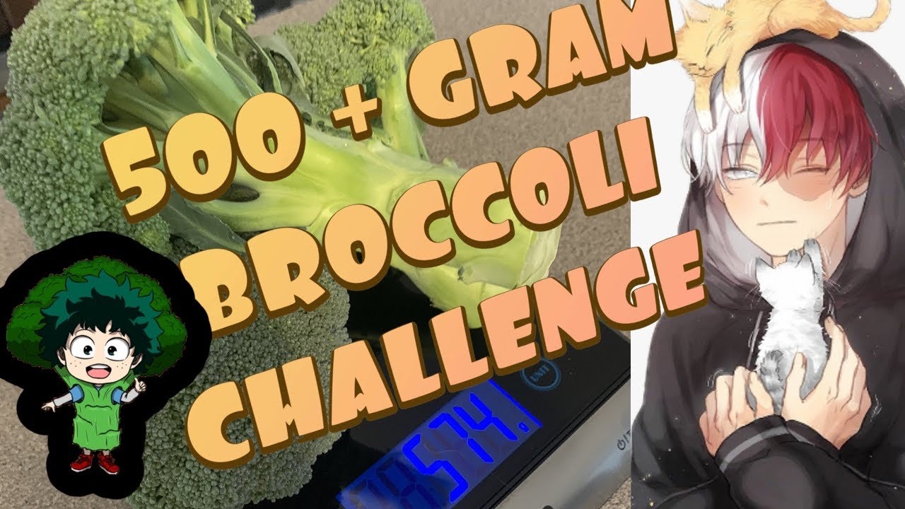 500g of Raw Broccoli Challenge | Girls vs Food | Mega Molly | Eat like ...