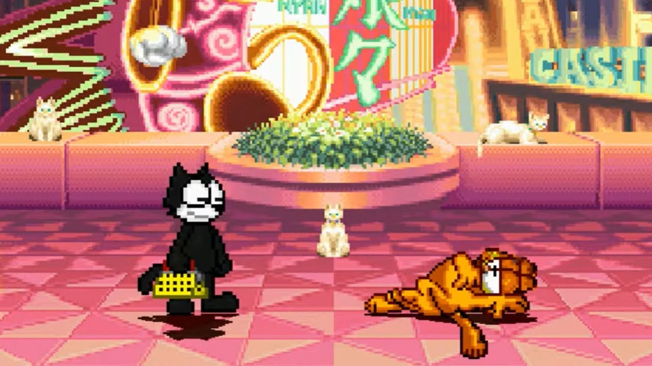 MUGEN Battle Showcase: Felix The Cat Vs Garfield - YouTube