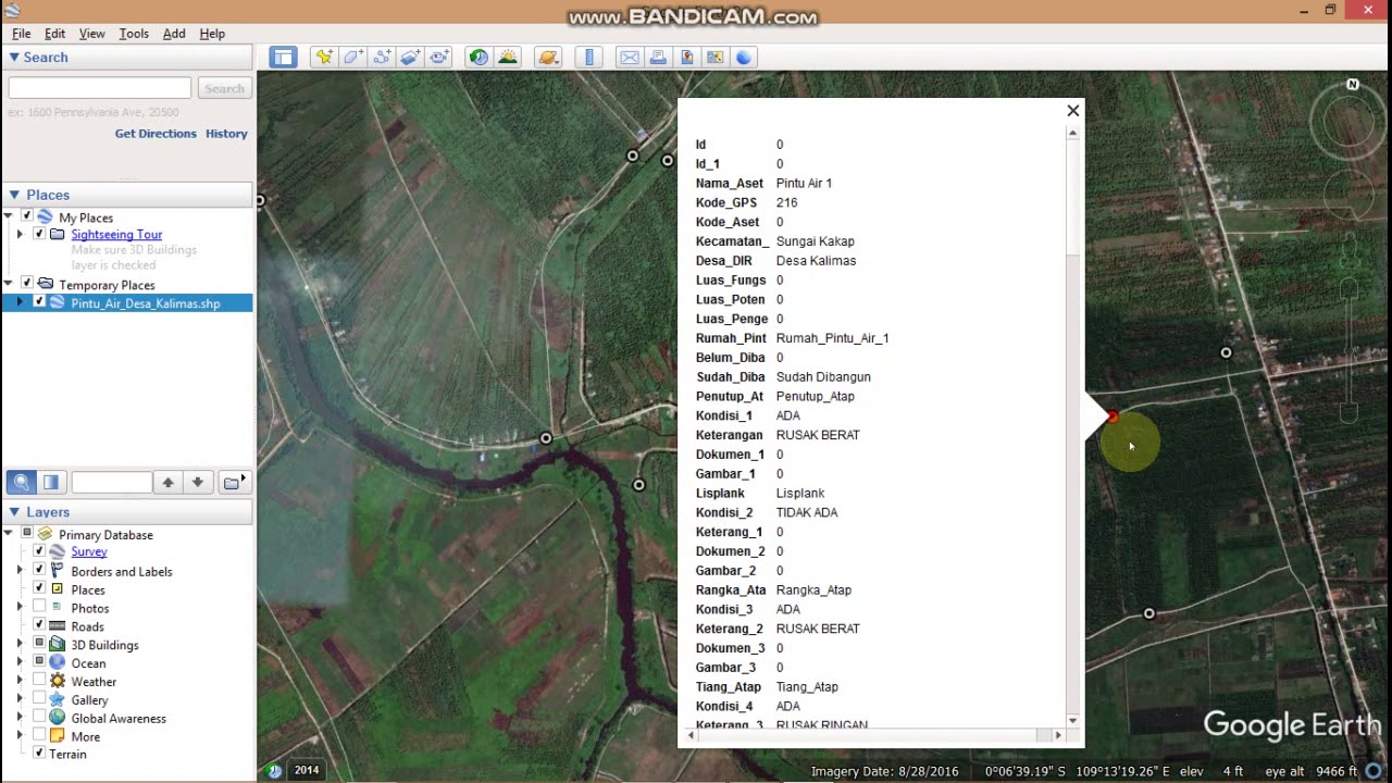 INSERT SHAPEFILES DATA INTO GOOGLE EARTH SIMPLE WAY - YouTube