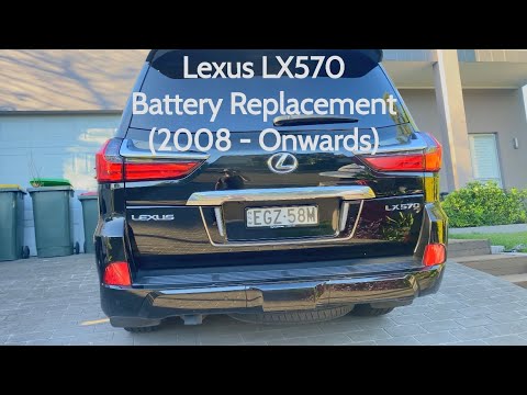 Lexus LX500/LX570/LX600 - 12V Battery Replacement (2008-Onwards) | DIY ...